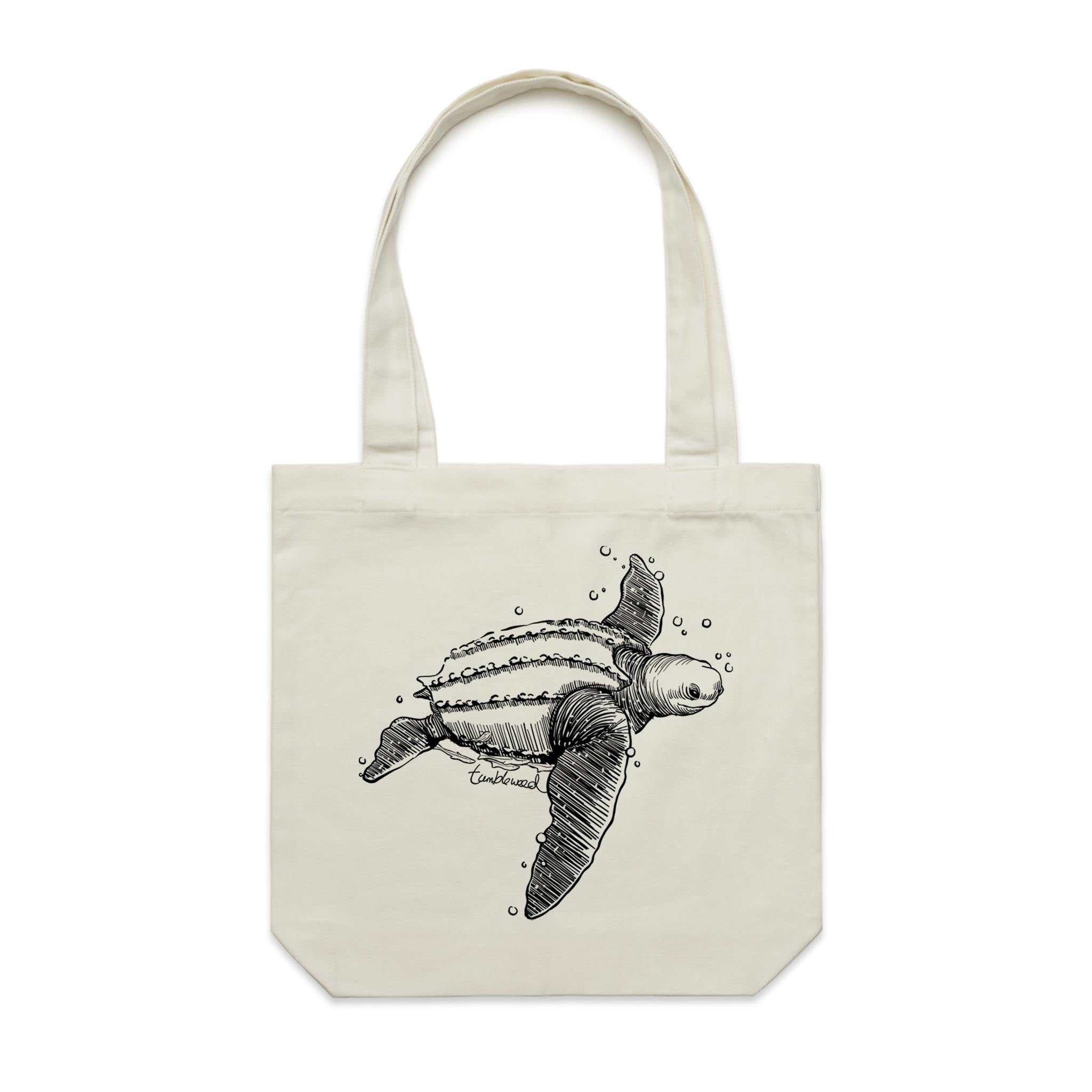 Honu/leatherback sea turtle Tote Bag | Tumbleweed Tees