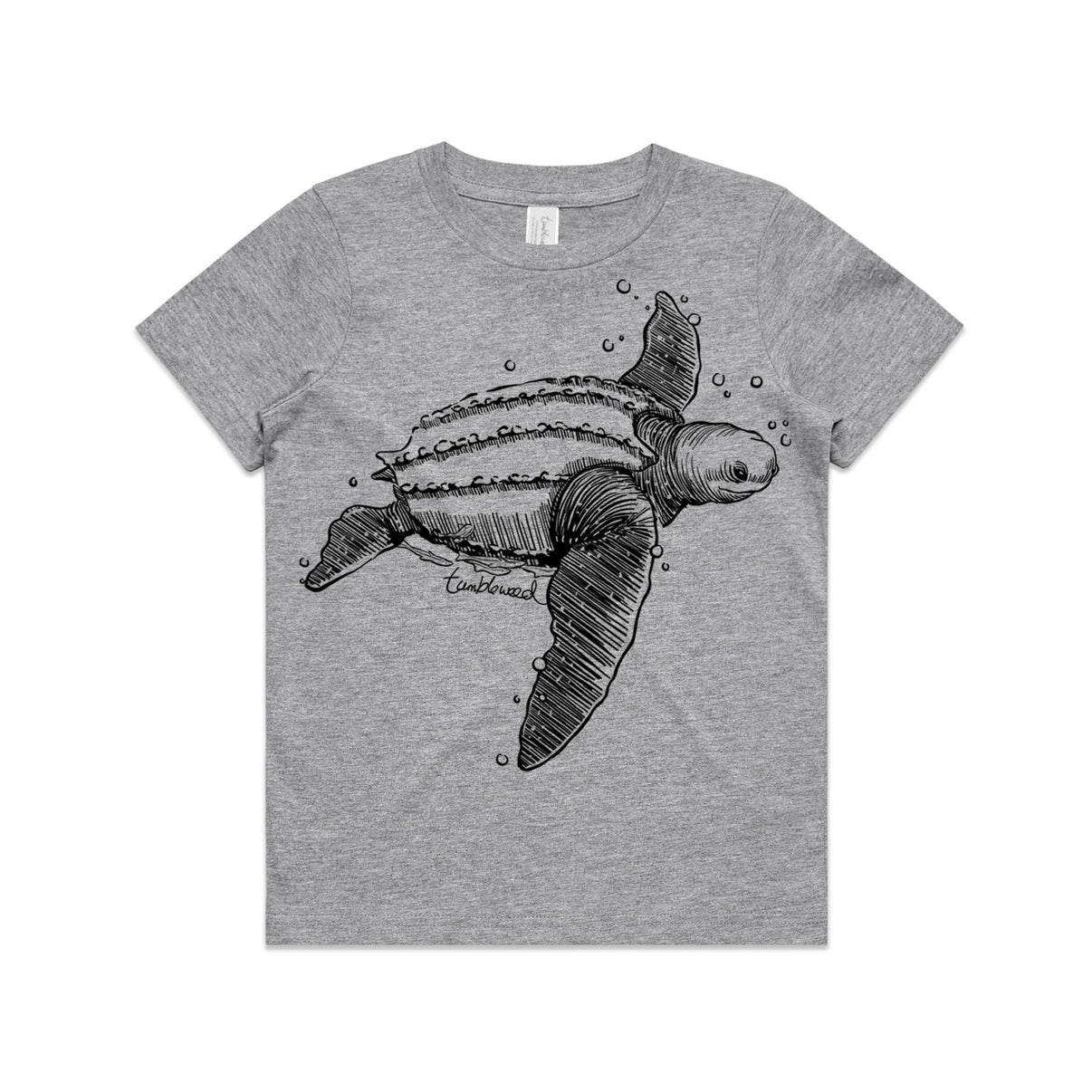 Honu/leatherback sea turtle Kids' T-shirt | Tumbleweed Tees