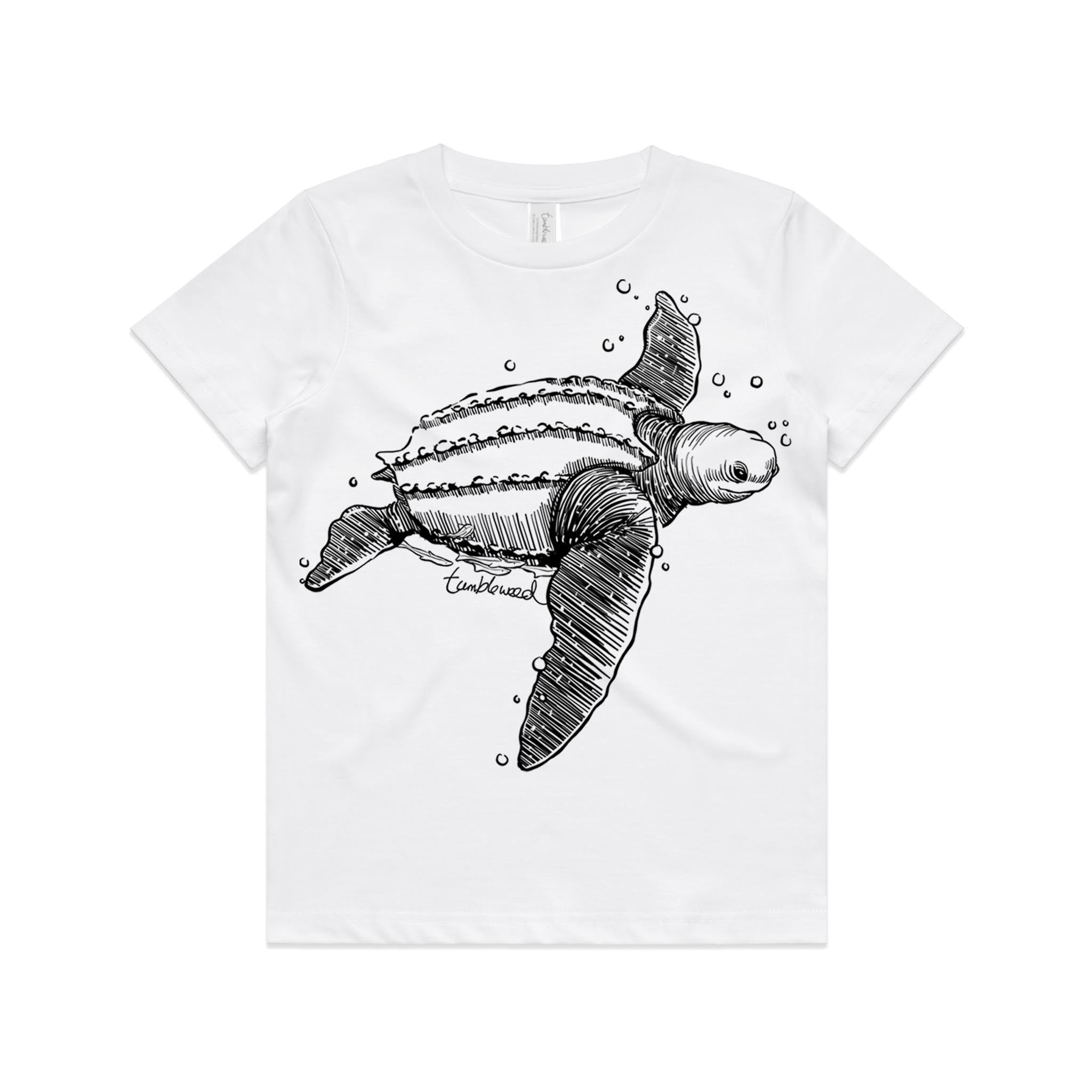 Honu/leatherback sea turtle Kids' T-shirt | Tumbleweed Tees
